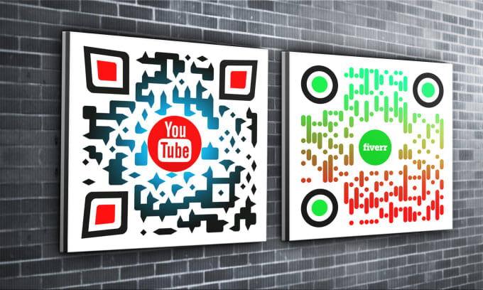 Best custom qr code generator maker design with logo by Mudassirje | Fiverr
