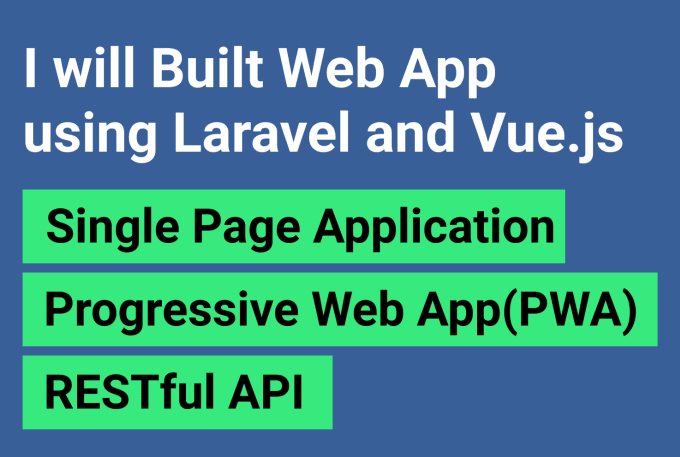 Create A Spa Pwa Rest Api Using Laravel And Vue And Nuxtjs By Zakir18 Fiverr
