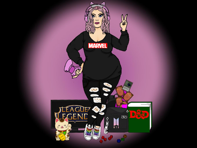 Custom design digital drawing by Tonjehansen | Fiverr