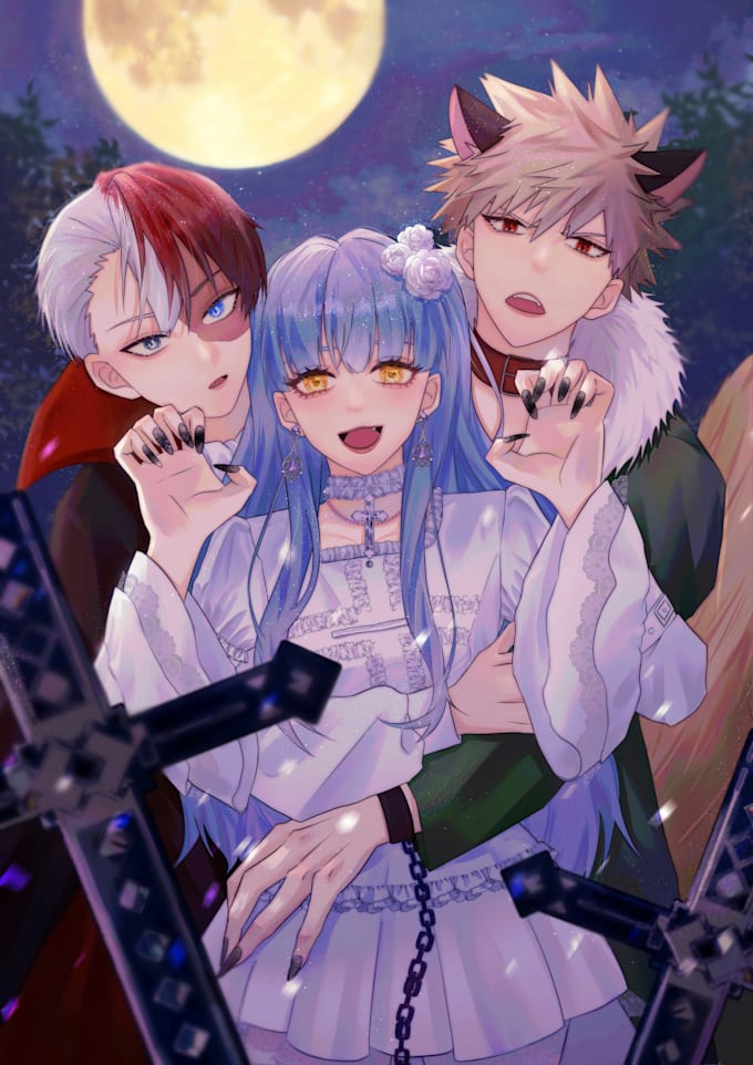 Draw illustrations, fan art, profile photo by Memipapi | Fiverr