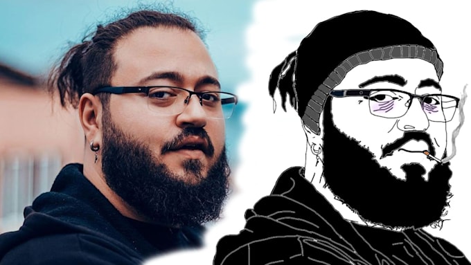 Draw your doomer version by Proopheet | Fiverr