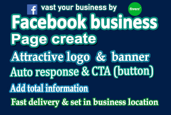 Do fb page creation with facebook page set up, optimization by ...