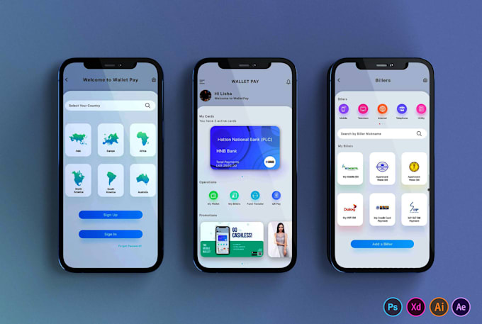 Do professional and amazing ui design for mobile app by Buddhika_sanda ...