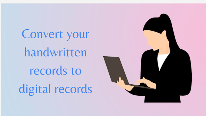Convert your handwritten text to a word file by Magsvillavicen | Fiverr