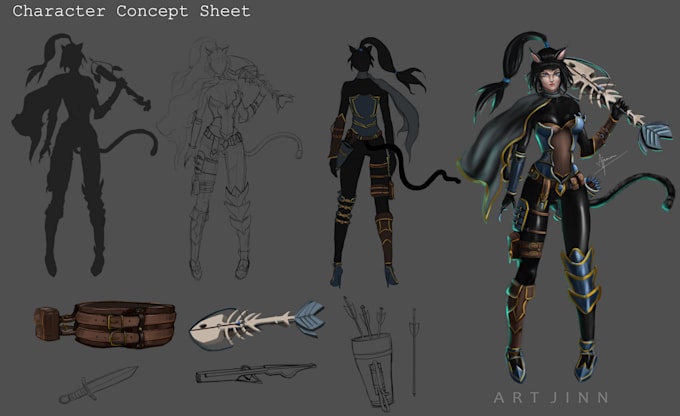 Bring your character designs to life here by Artjinn | Fiverr