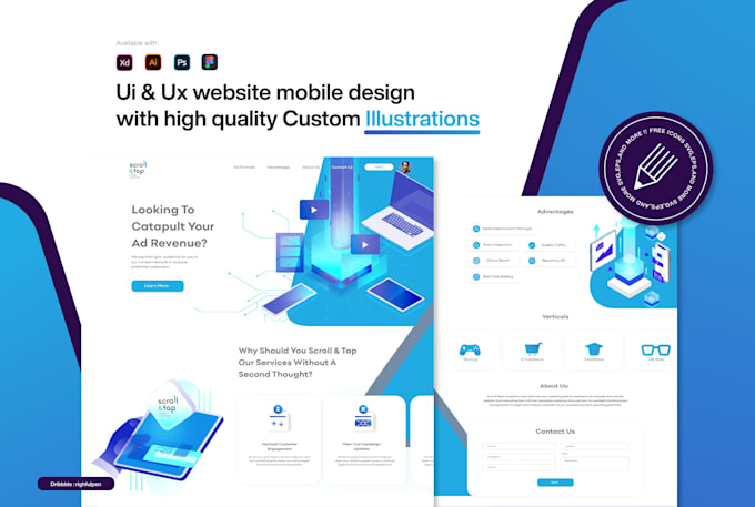 Design user friendly and professional website by Rightfulpen | Fiverr