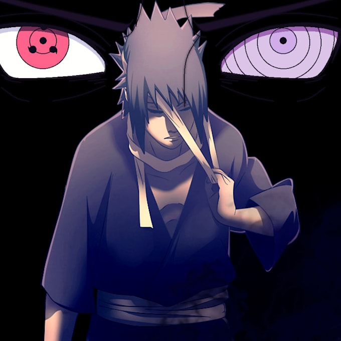 Cool anime characters sasuke by Rinneganz | Fiverr