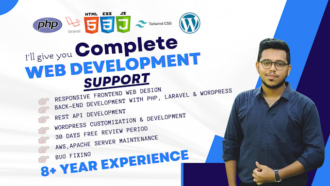 Design frontend with vue html css bootstrap tailwind and js by Tahmim ...
