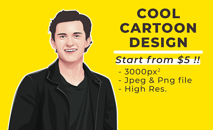 Design cool cartoon from your photo by Duckvexel | Fiverr