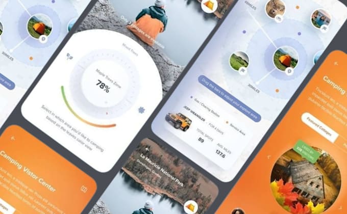 Design web ui ux or website template in photoshop psd, adobe xd, figma ...