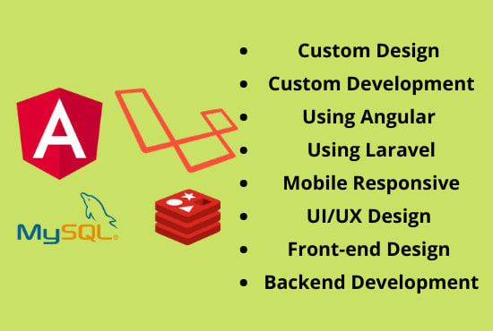 Design and develop unique website using angular and laravel by Jenny2612 | Fiverr