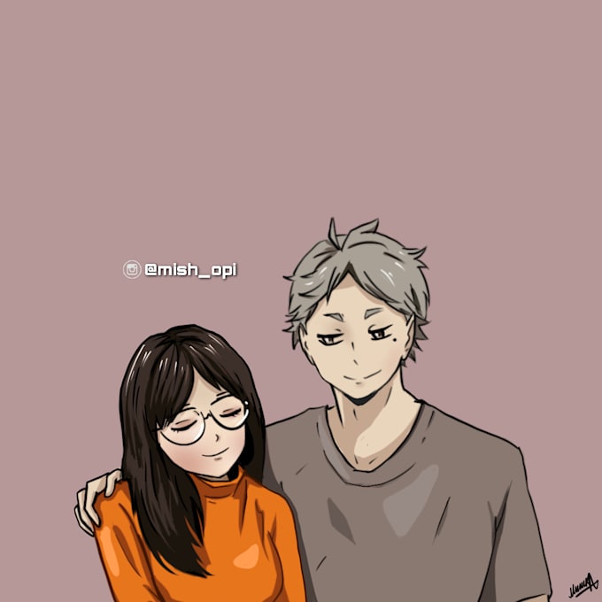 Create custom character portrait by Mishiko_bt | Fiverr
