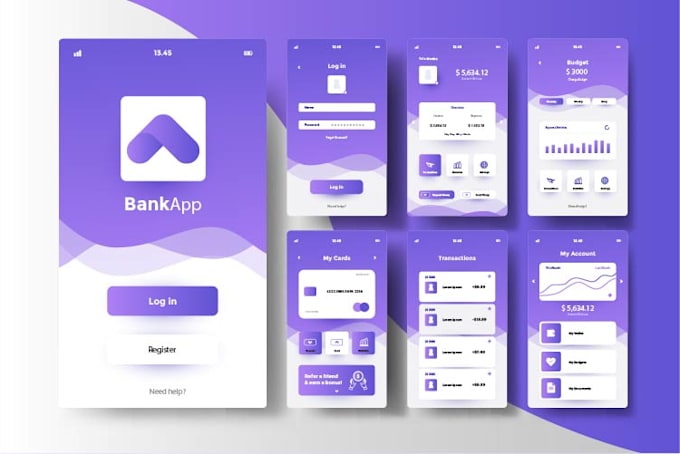 Design creative ui ux for admin,mobile app,dashboard,wireframe and ...