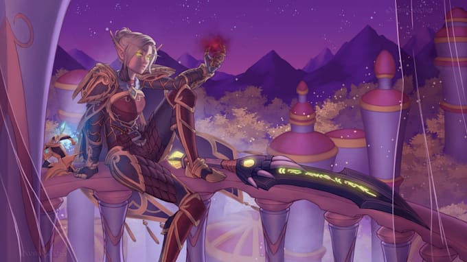 Create a detailed anime illustration in my style by Cosmicleeches | Fiverr