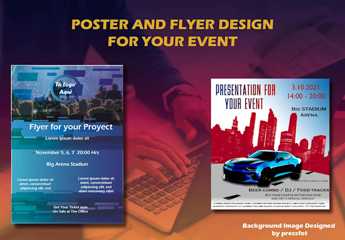 Design creative and vibrant poster for you by Gonzamarinero | Fiverr