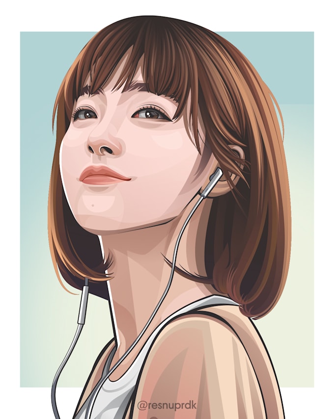 Turn your portrait photo into cartoon style by Resnuprdk | Fiverr