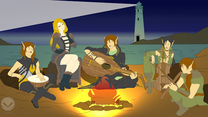 Draw your rp character art by Asylumaxle | Fiverr