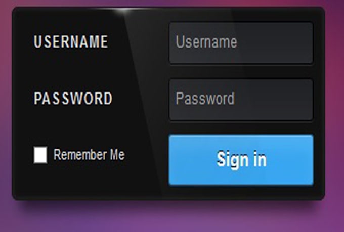 Create beautiful amazing login registration form by M_tariq | Fiverr