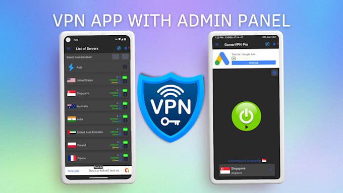 Create a vpn earning app with admob ads and in app purchase by L33tgaming | Fiverr
