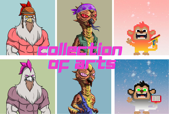 Generate an nft collection from your art with metadata rarity and json ...