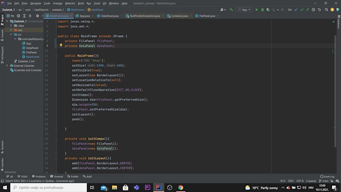 Do your school programming task in java by Lfilipovi | Fiverr