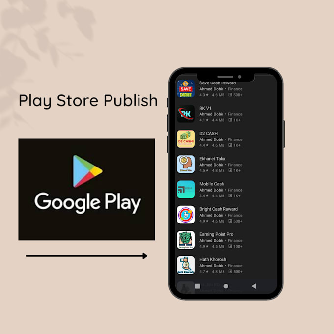 Publish your app on play store by App_money | Fiverr