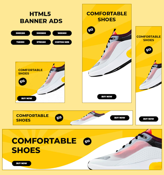 Create amazing animated html5 banners by Shahiemsmr | Fiverr