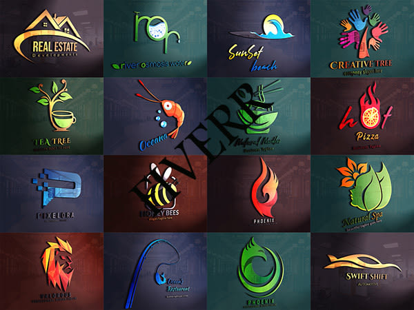 Provide unique, modern, combination, letter mark, wordmark logo by ...