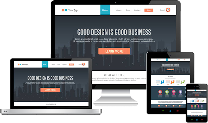 Create a responsive bootstrap website by Ibnsadham | Fiverr