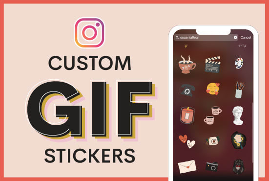 Create custom gif for social media by Eugeniafleur | Fiverr