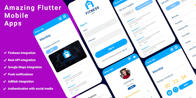 Create amazing flutter mobile app by Navod_flutter | Fiverr