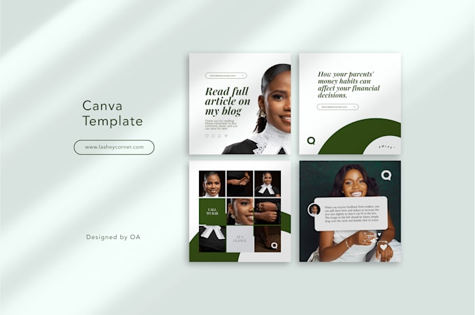Design a professional canva template for you by Oluwatobit | Fiverr
