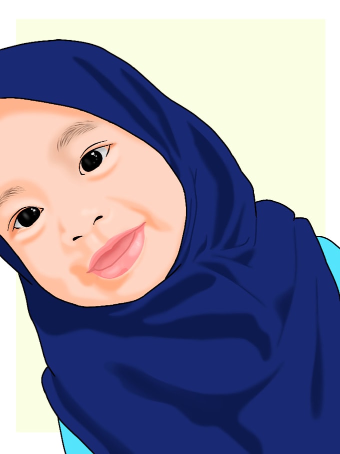 Turn your photo into semi realistic portrait illustration by Monicaps15 ...