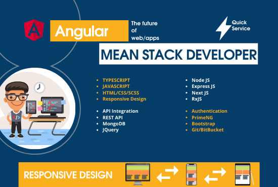 Customize your responsive web app using angular, typescript, node js by ... Customize your responsive web app using angular, typescript, node js by ...
