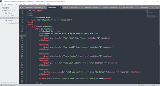 Create website for you using html, css and bootstrap by Asadorakzai ...