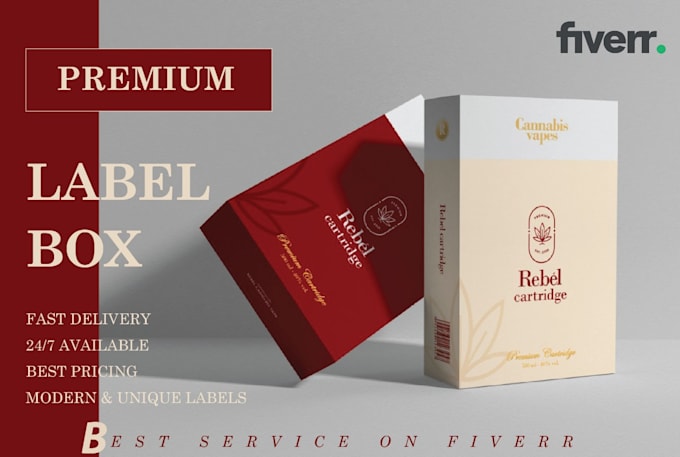 Create a professional product box label and sticker by Hifzamushtaq15 ...