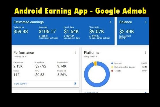 Create android earning app for you by Mmmdeveloper | Fiverr