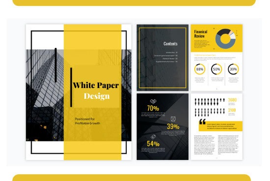 Write and design a professional ico, crypto blockchain white paper by ...