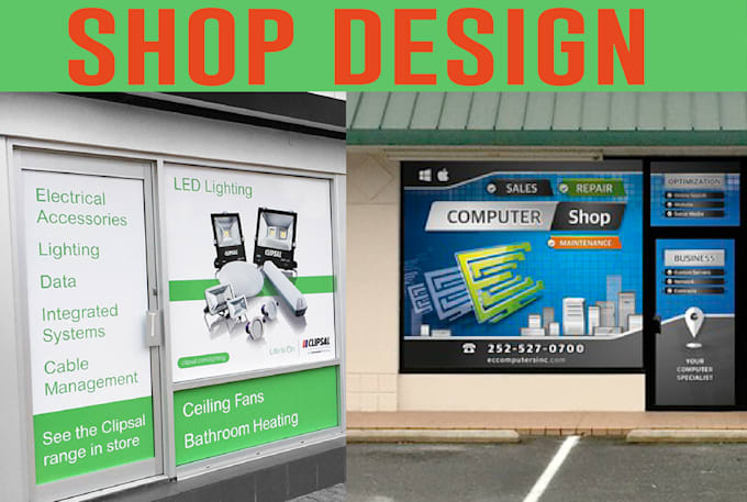 Create design of signage, light box, neon box, sign board by ...