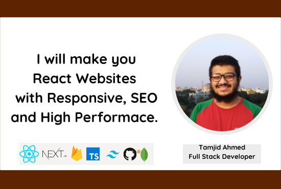 Develop react app with firebase or rest api by Tamjidahammad10 | Fiverr Develop react app with firebase or rest api by Tamjidahammad10 | Fiverr