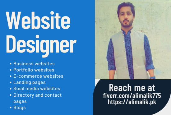 Create responsive professional web design in html, css by Alimalik775 ...