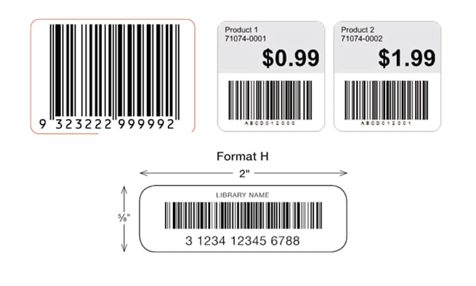 Make barcode label sticker layout, from data sheet by Redwan_mahmud23 ...