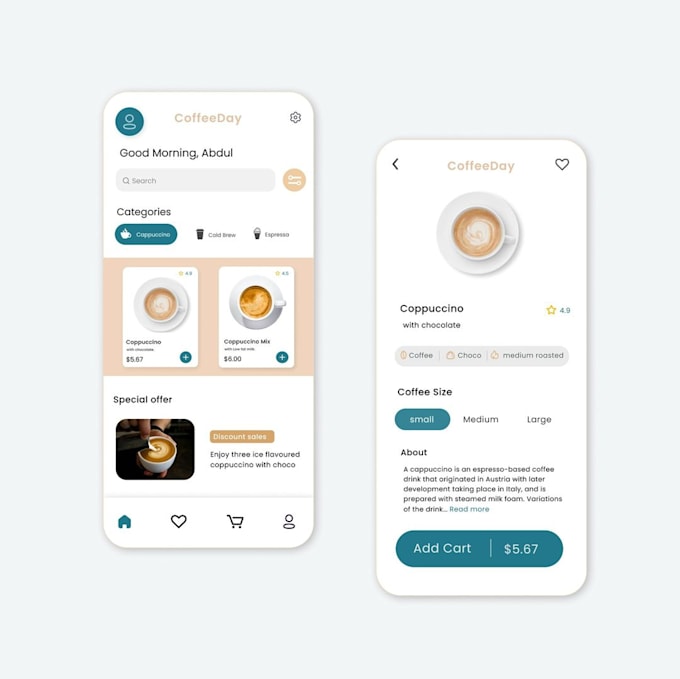Do mobile app and website professional and creative user interface ...