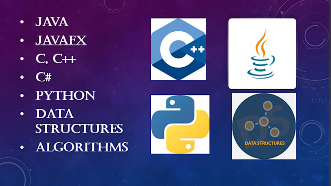 Write code for java ,javafx, cpp, programming projects by Danish_9999 | Fiverr