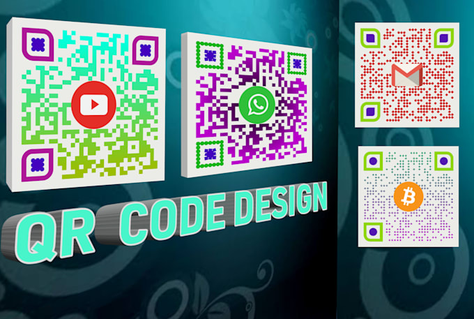 Do best eye catchy qr code generator makerdesign with logo by Sohail ...