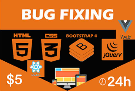 Fix html, css, js, vue, react bugs by Arsalkhalid99 | Fiverr Fix html, css, js, vue, react bugs by Arsalkhalid99 | Fiverr