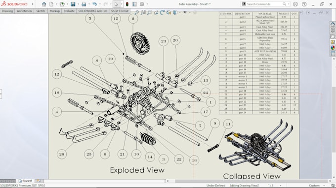 Make 3d mechanical parts and 2d engineering drawings using solidworks ...