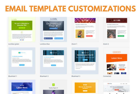 Create a professional email newsletter template by Johnplamo | Fiverr