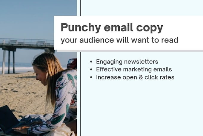 Write punchy newsletters and marketing emails by Mollylockwood | Fiverr