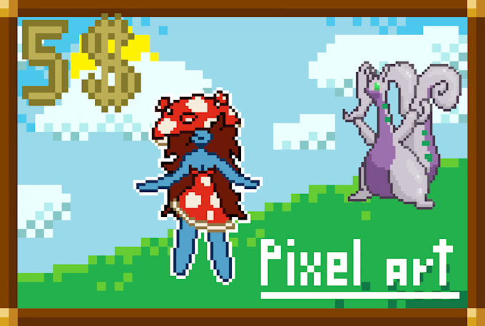 Make 64x64 pixel art illustrations by Pixel_character | Fiverr